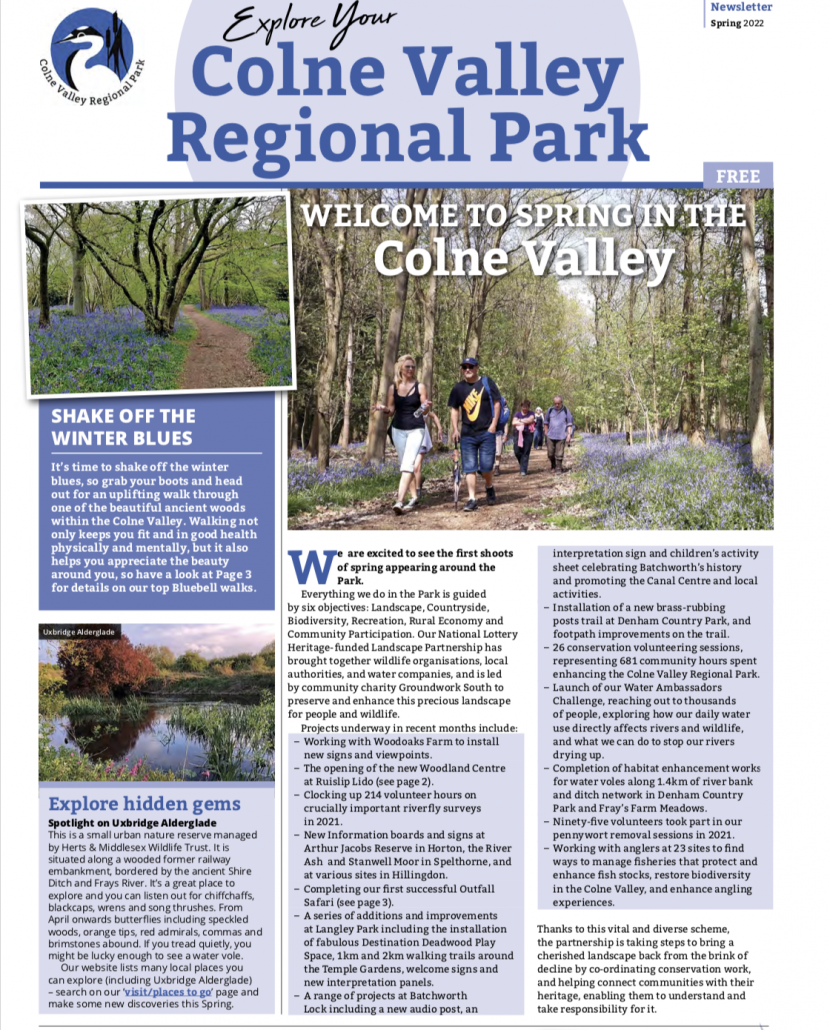 Explore your Colne Valley Park – Spring 2022 edition is ready! - Colne ...