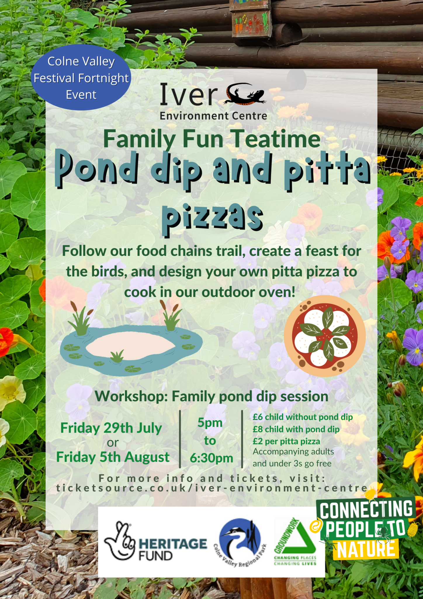 Family Fun Teatime at Iver Environment Centre - Pond Dip and Pitta ...
